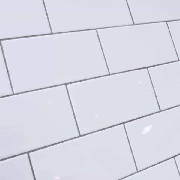 Flat White - Rectangle - Reza's Tiles